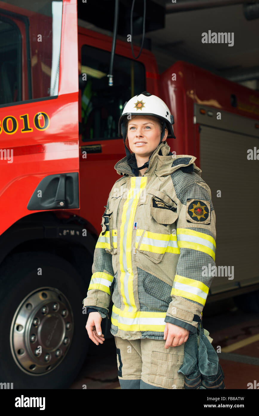 Firefighter uniforms hi-res stock photography and images - Alamy