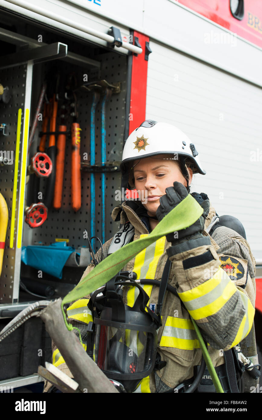 Fire truck equipment hi-res stock photography and images - Alamy