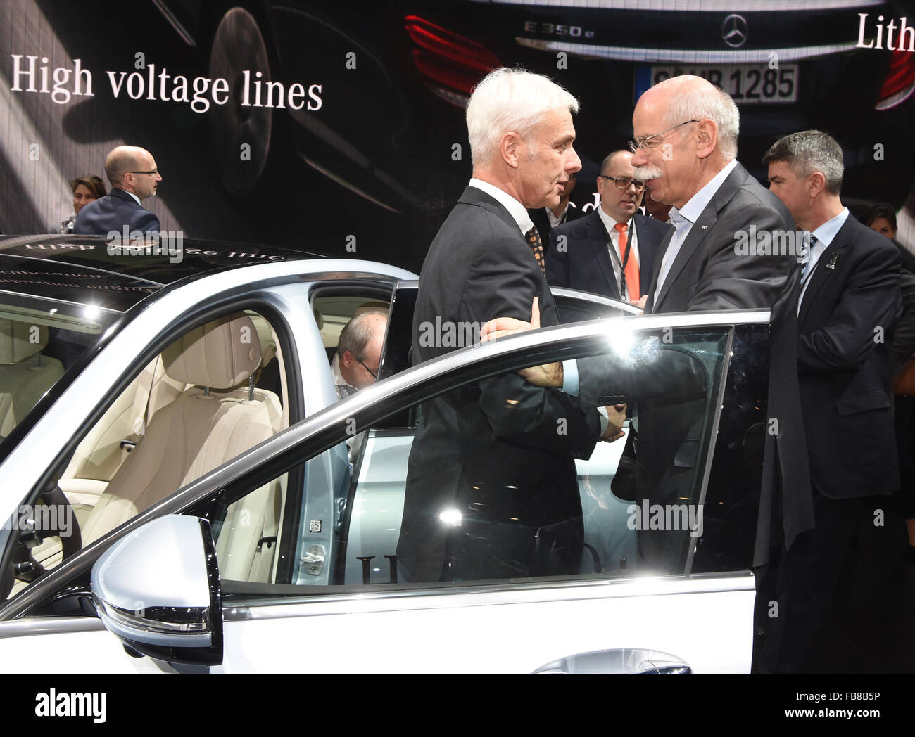Detroit, Michigan, USA. 11th Jan, 2016. Volkswagen (VW) AG CEO Matthias ...