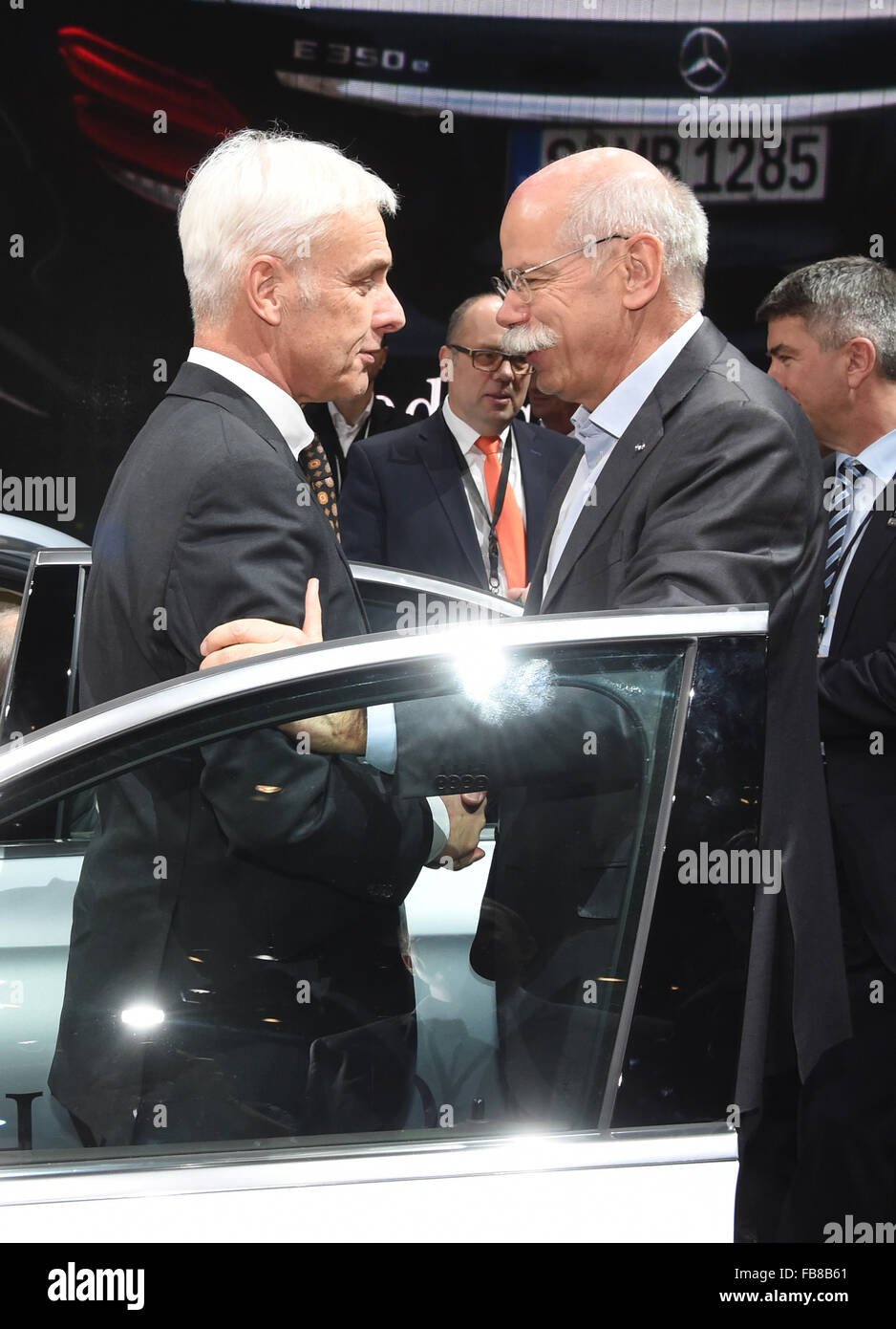 Detroit, Michigan, USA. 11th Jan, 2016. Volkswagen (VW) AG CEO Matthias ...