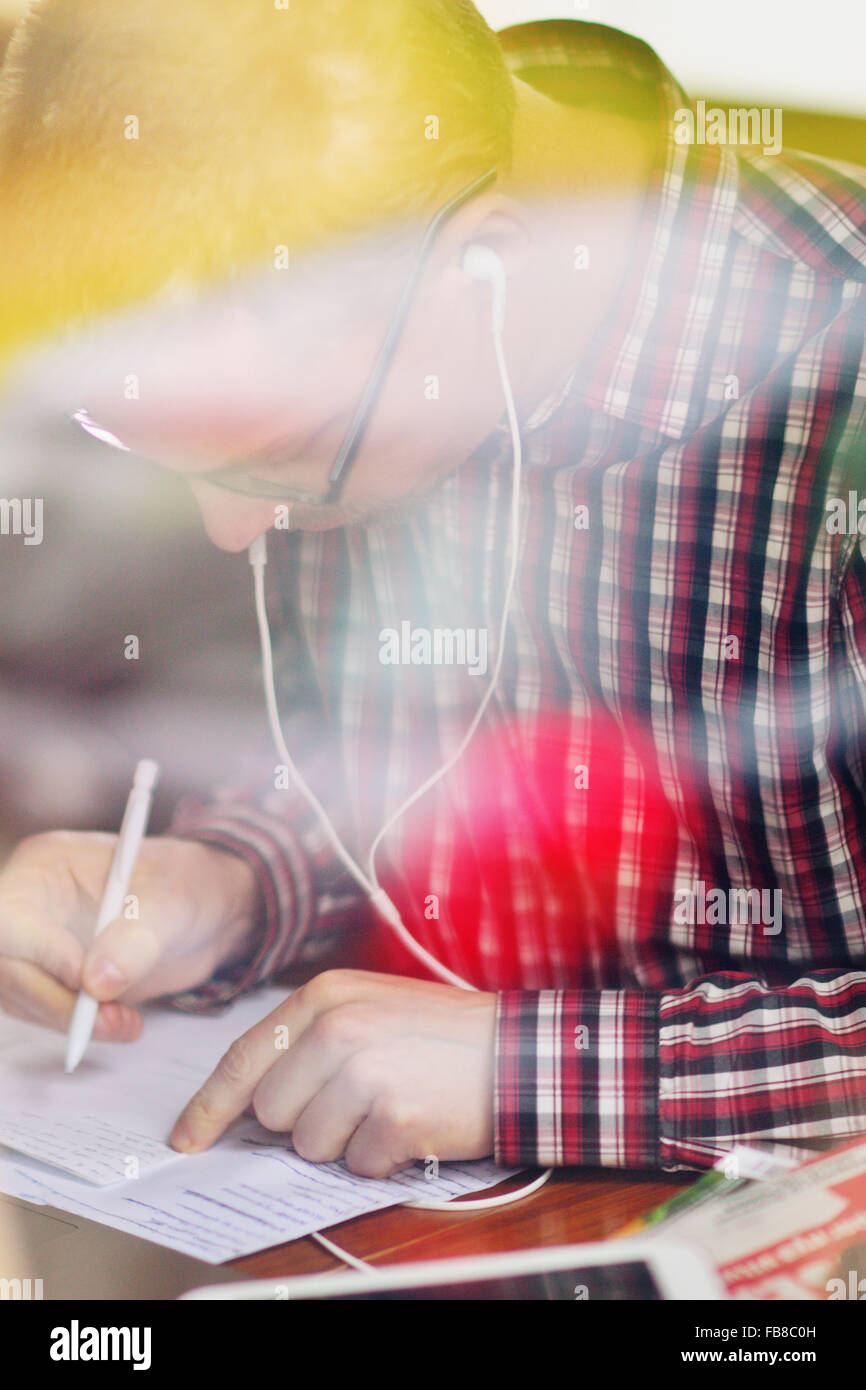 Adult writing hi-res stock photography and images - Alamy