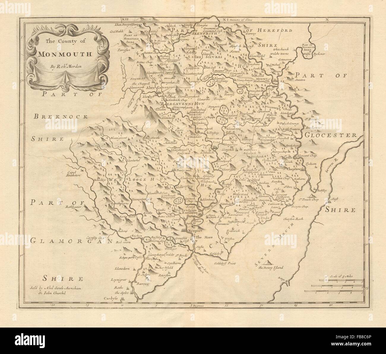 Monmouth county map hi-res stock photography and images - Alamy