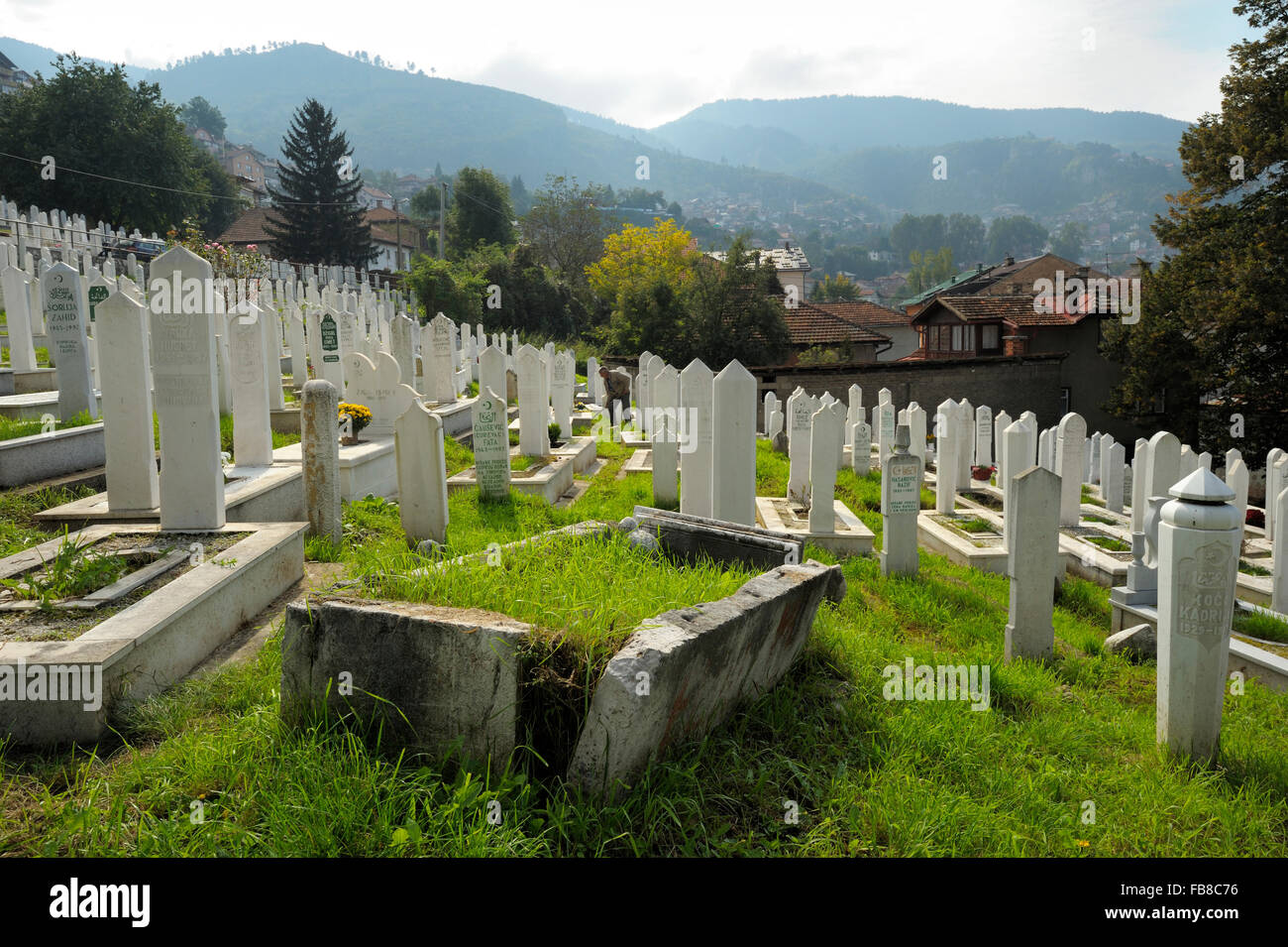 Groblje alifakovac cemetery hi-res stock photography and images - Alamy