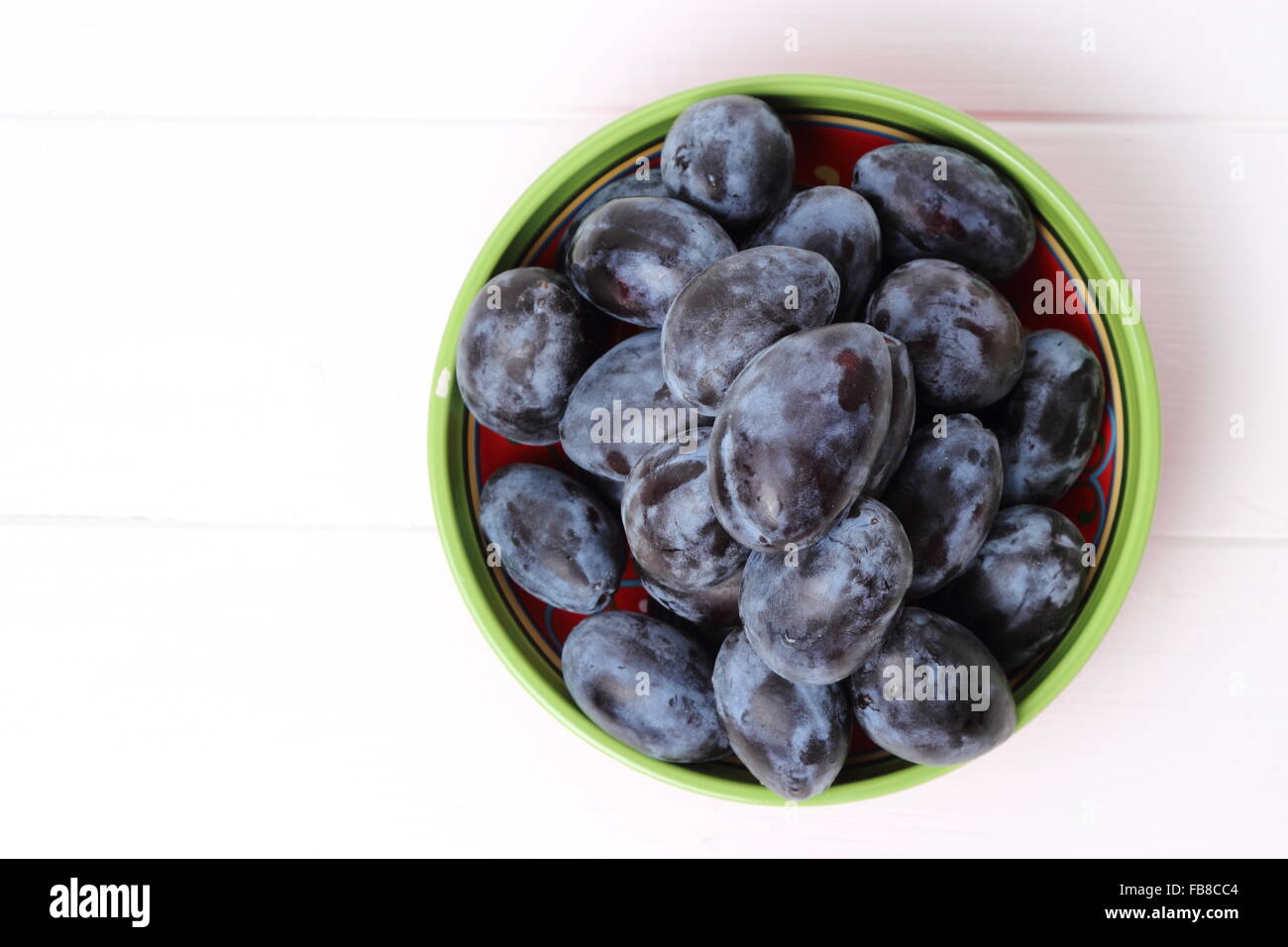 Yummy fresh plums Stock Photo - Alamy