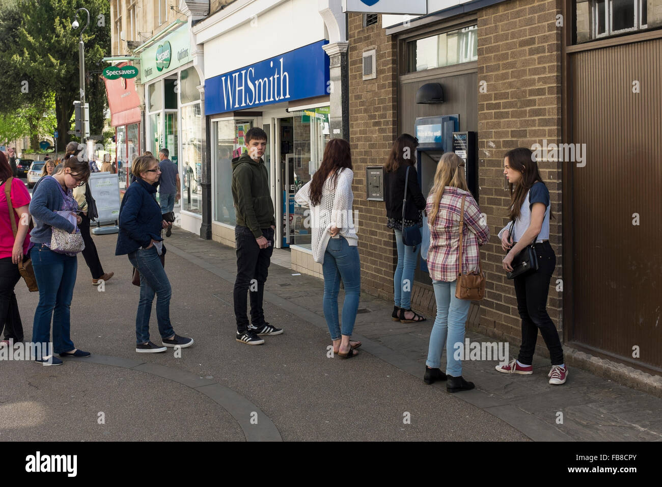 Queueing up hi-res stock photography and images - Alamy