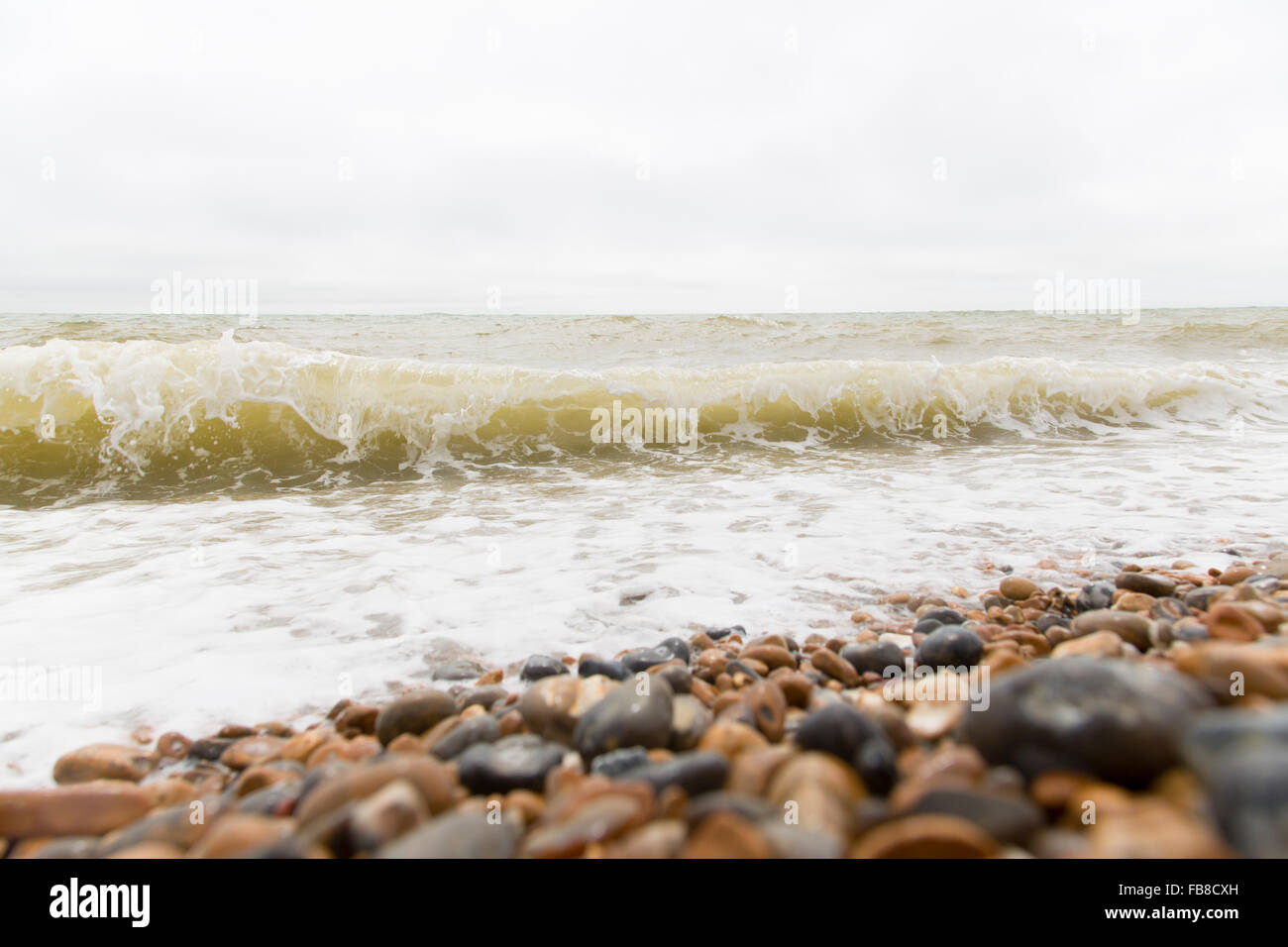 Grey pebbles on the shore hi-res stock photography and images - Alamy