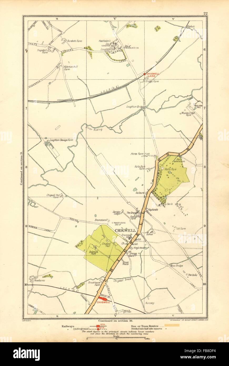 Essex river map hi-res stock photography and images - Alamy