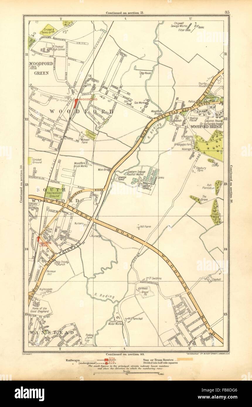 Map of redbridge hi-res stock photography and images - Alamy