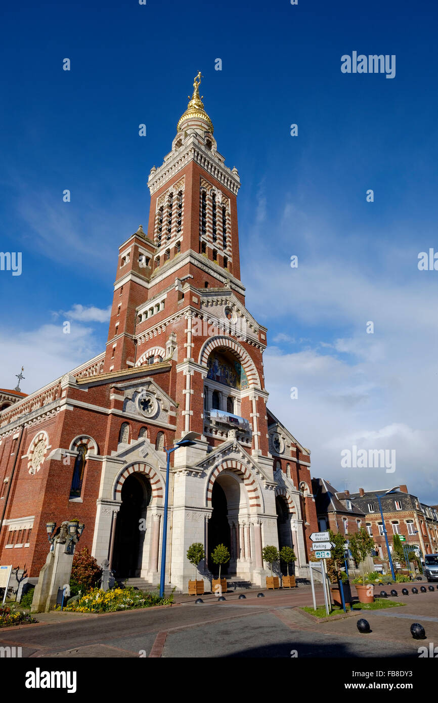 Basilica of Notre-Dame de Brebieres, Albert, France Stock Photo - Alamy