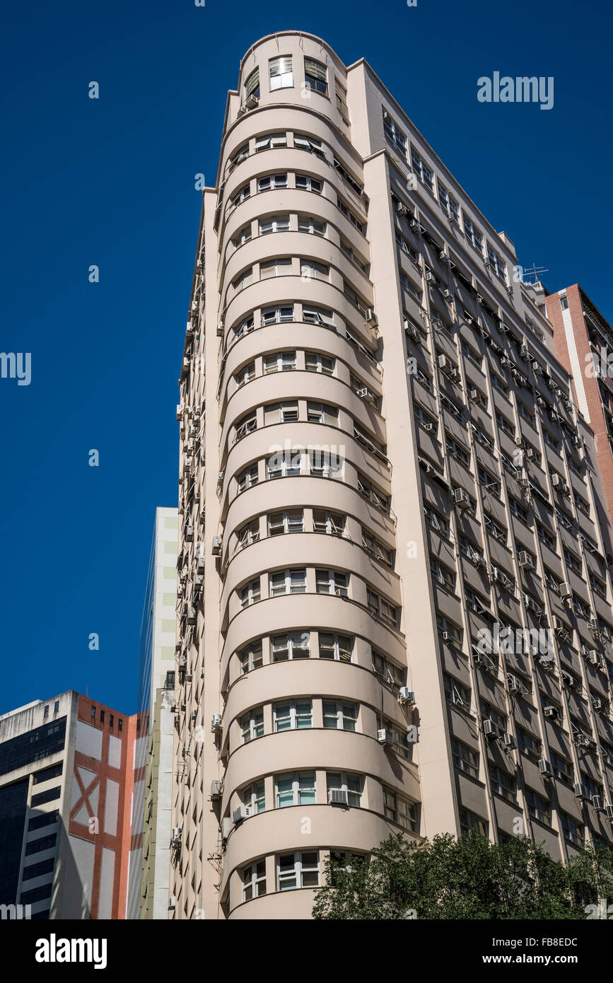 Art Deco building on Avenida Rio Branco, Rio de Janeiro, Brazil Stock ...