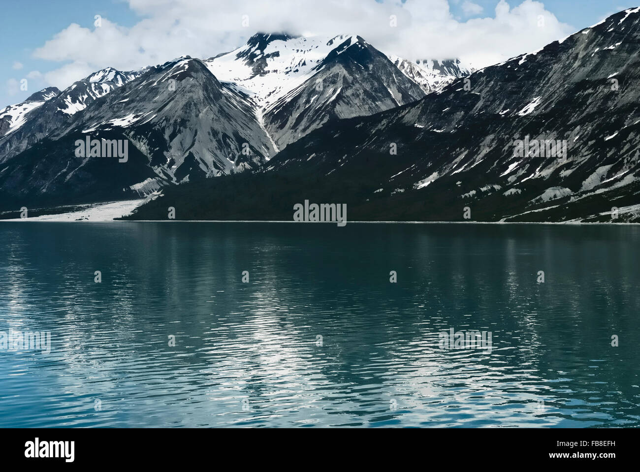 Alaska mountain landscape. Glacier Bay National Park, Alaska Stock ...