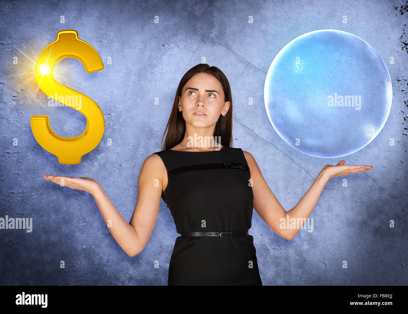 Bubble dollar sign hi-res stock photography and images - Alamy