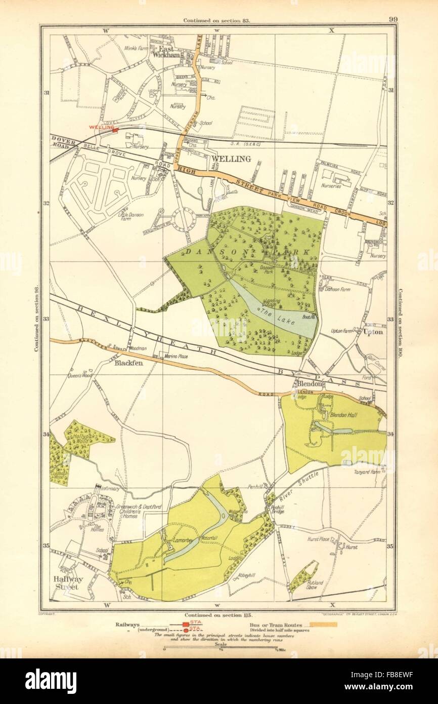 BEXLEY: Welling,Blackfen,Blendon,East Wickham,Upton,Halfway Street ...