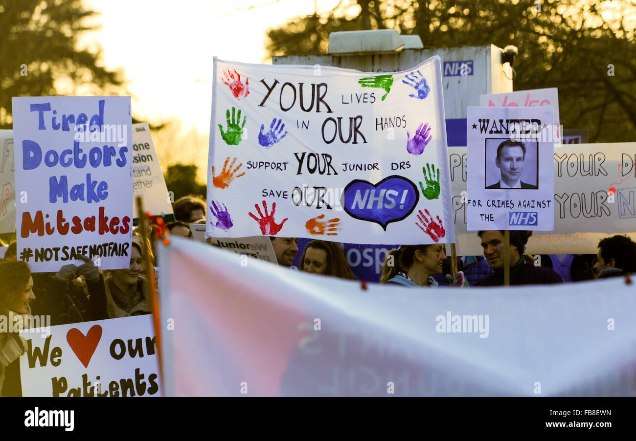 Nhs protests signs hi-res stock photography and images - Alamy