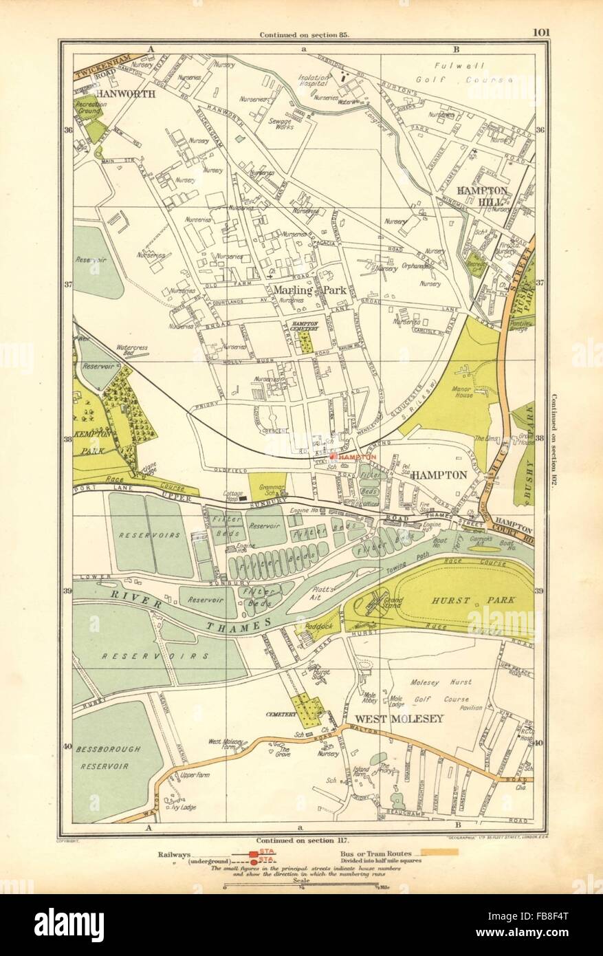 Map of new hampton hi-res stock photography and images - Alamy