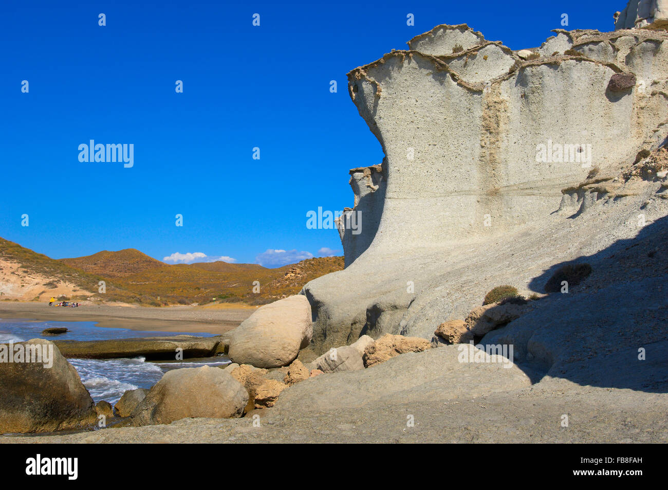 Cabo de Gata, Cala de Enmedio, Beach, Biosphere Reserve, Cabo de Gata ...