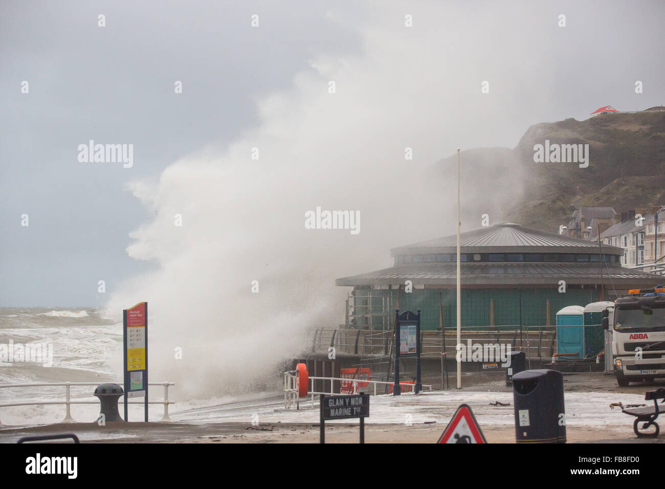 Aberystwyth bandstand construction hi-res stock photography and images ...