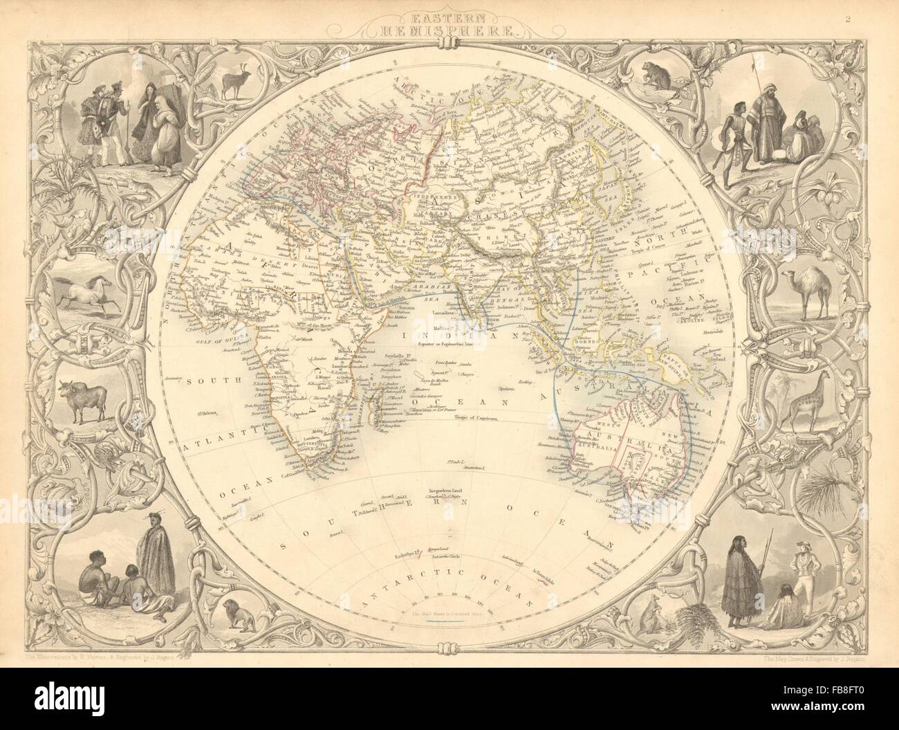 Eastern hemisphere political map world hi-res stock photography and ...