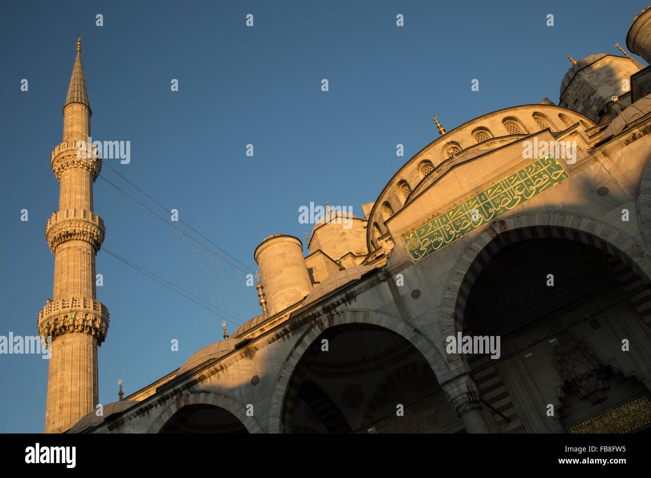 the Blue Mosque at sunset, Istanbul, Turkey Stock Photo - Alamy