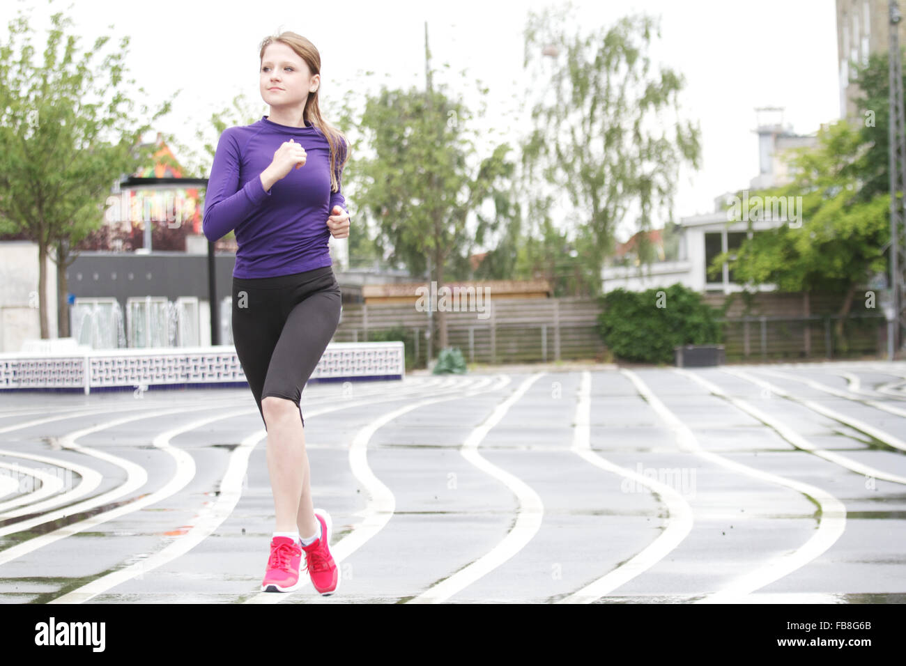 running in Copenhagen Stock Photo - Alamy