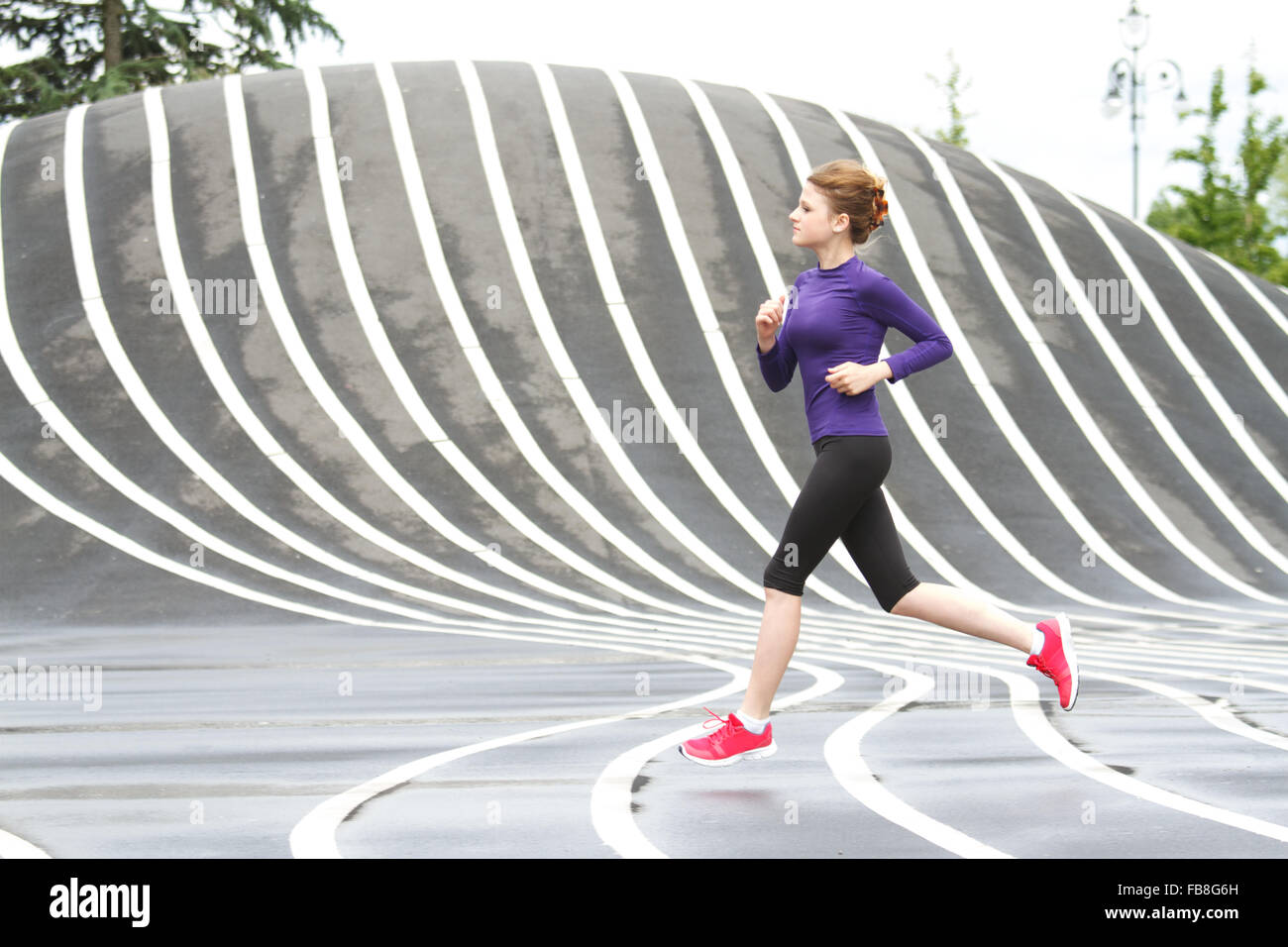 running in Copenhagen Stock Photo - Alamy
