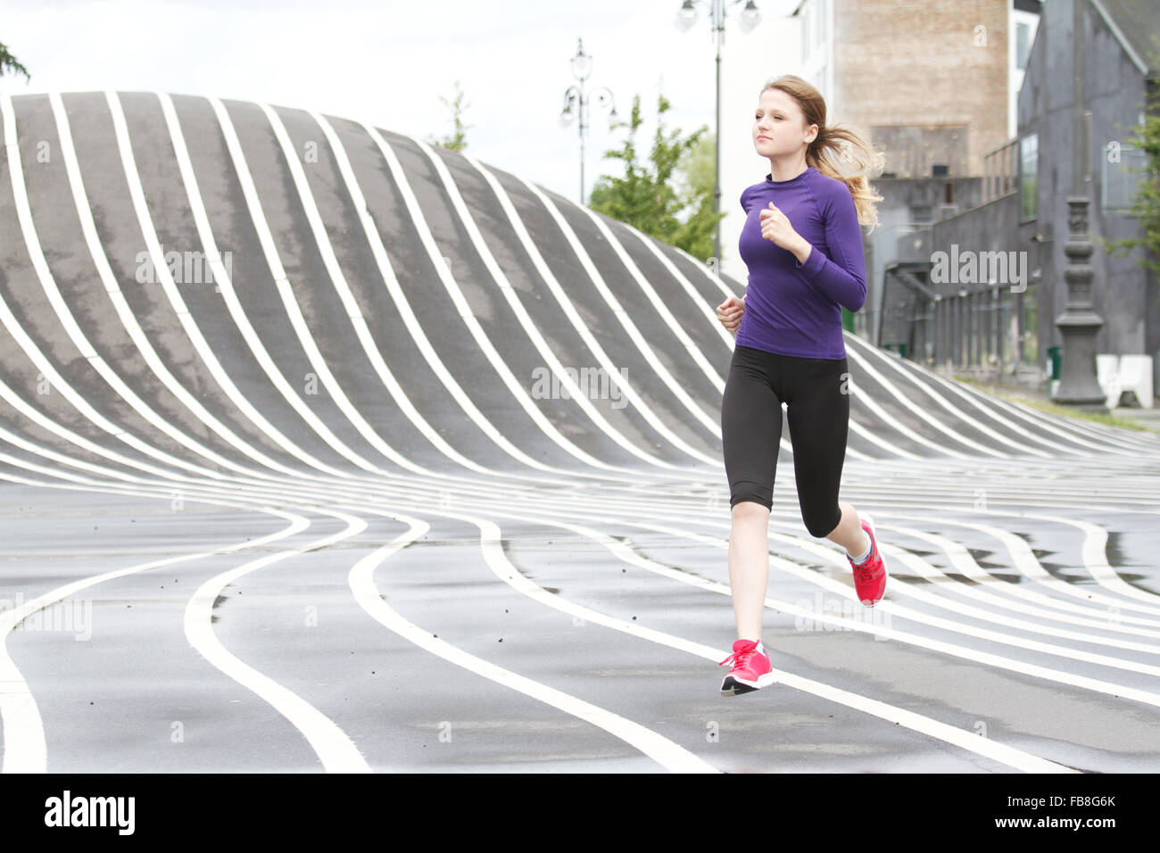running in Copenhagen Stock Photo - Alamy