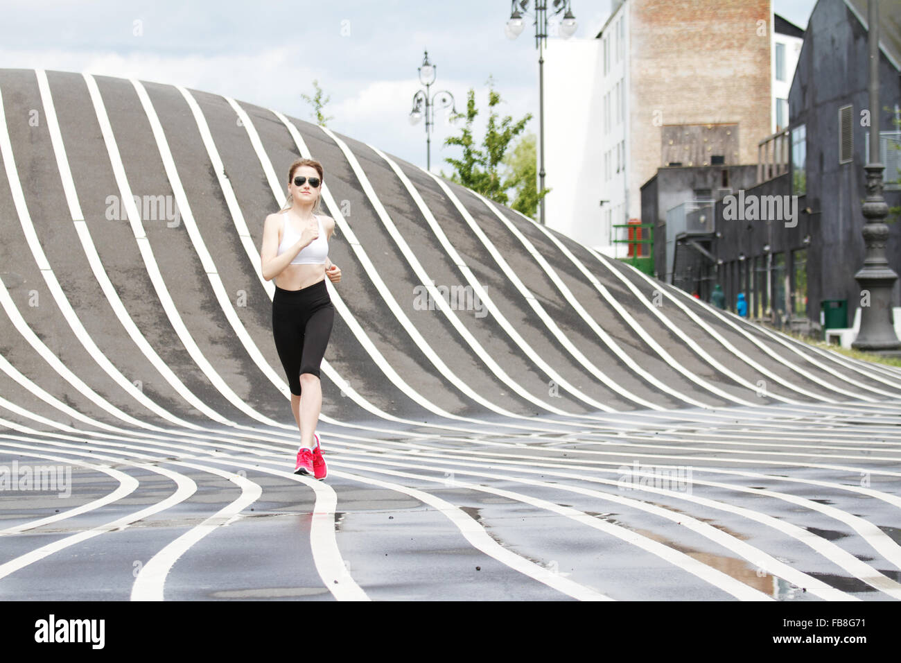 running in Copenhagen Stock Photo - Alamy