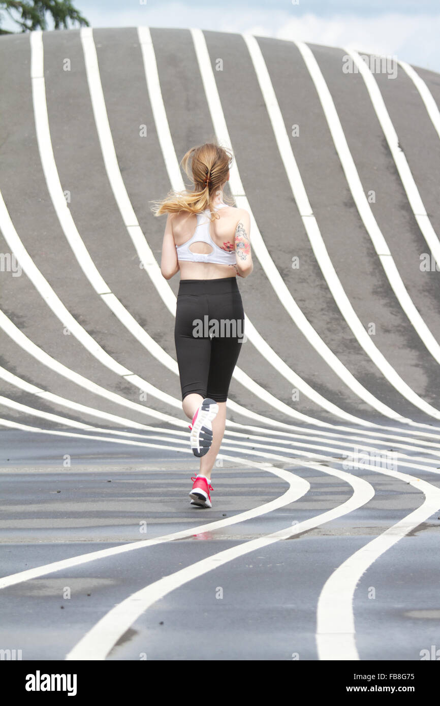 running in Copenhagen Stock Photo - Alamy