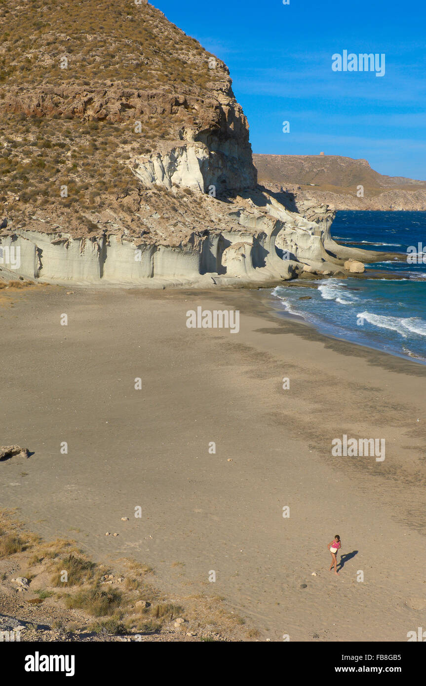 Cabo de Gata, Cala de Enmedio, Beach, Biosphere Reserve, Cabo de Gata ...