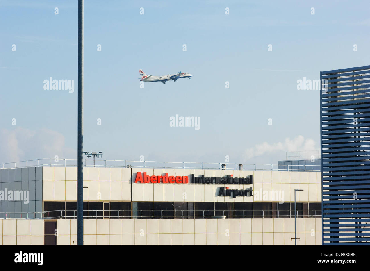 Aberdeen airport terminal building - Aberdeen, Scotland Stock Photo - Alamy