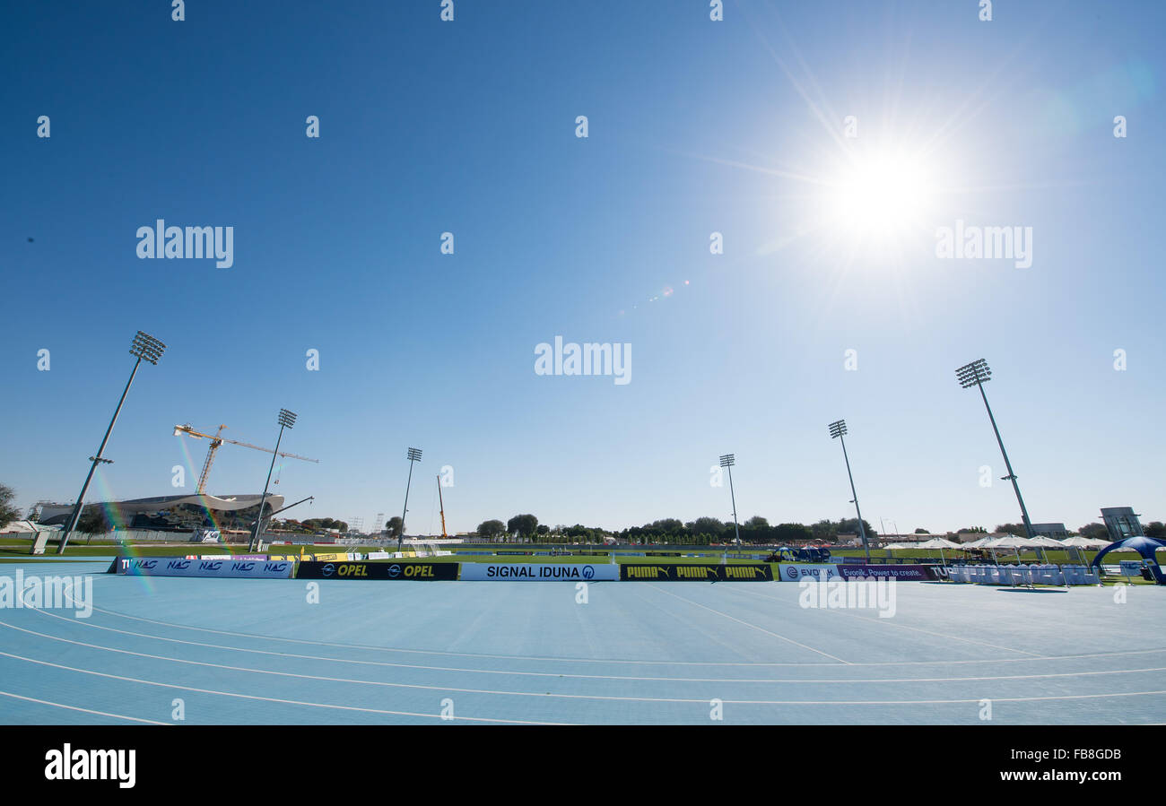 Dubai, United Arab Emirates. 09th Jan, 2016. NAS Sport Complex seen ...