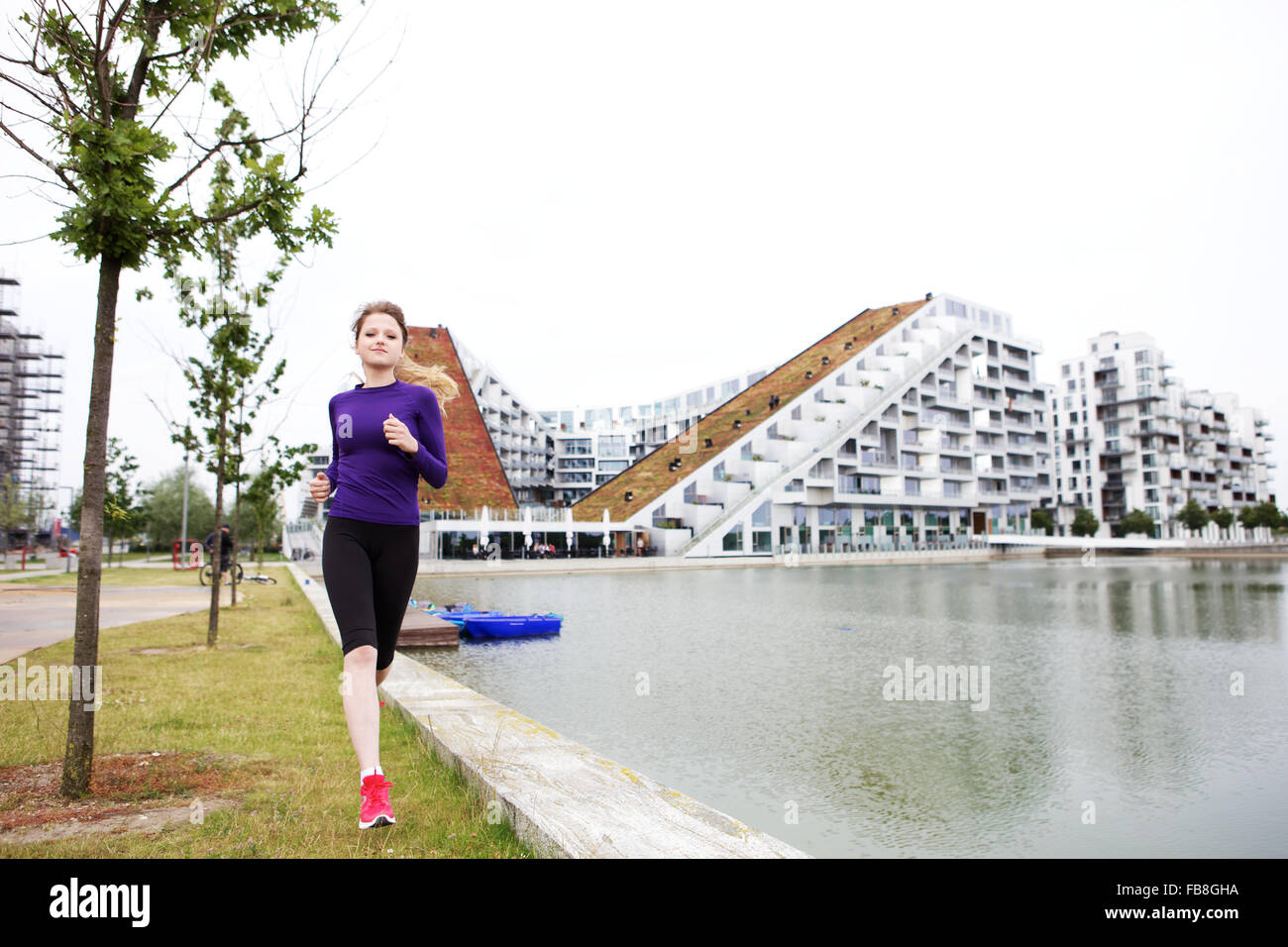 running in Copenhagen Stock Photo - Alamy