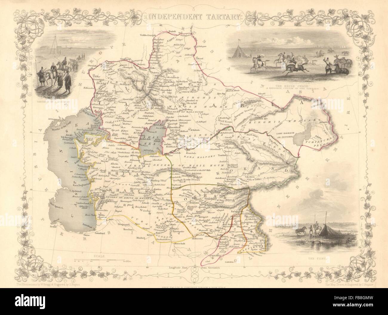 INDEPENDENT TARTARY': Khiva Bokhara Kokand Central Asia.TALLIS/RAPKIN ...