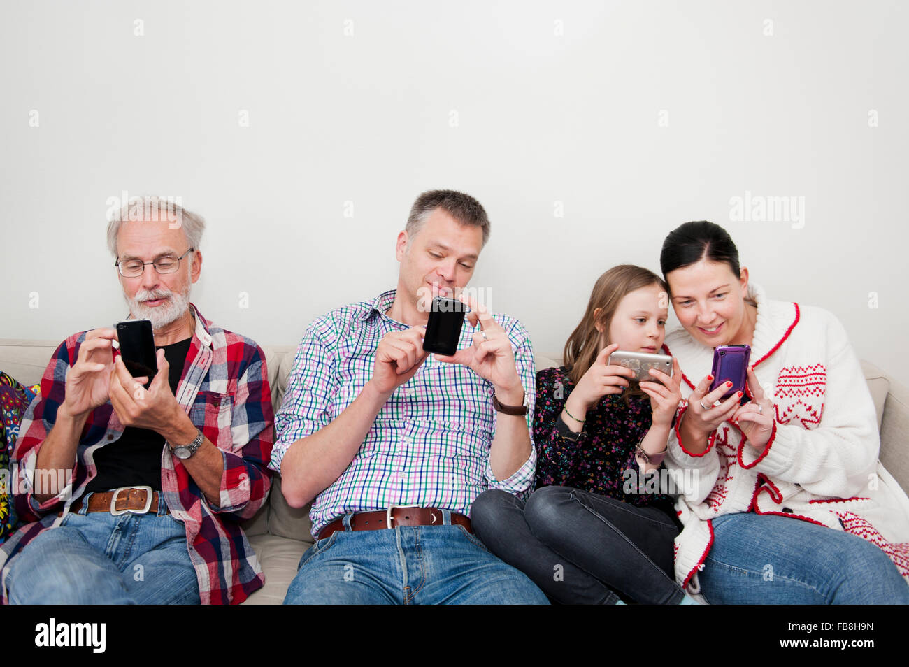 Grandpa And Girl High Resolution Stock Photography and Images - Alamy