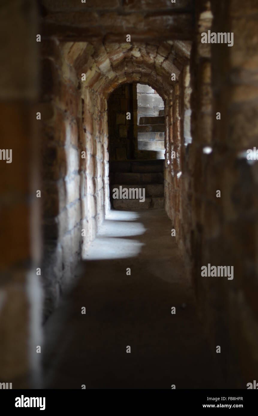 Dark passageway in medieval hi-res stock photography and images - Alamy