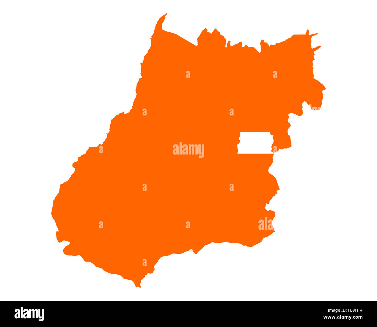 Map of Goias Stock Photo - Alamy
