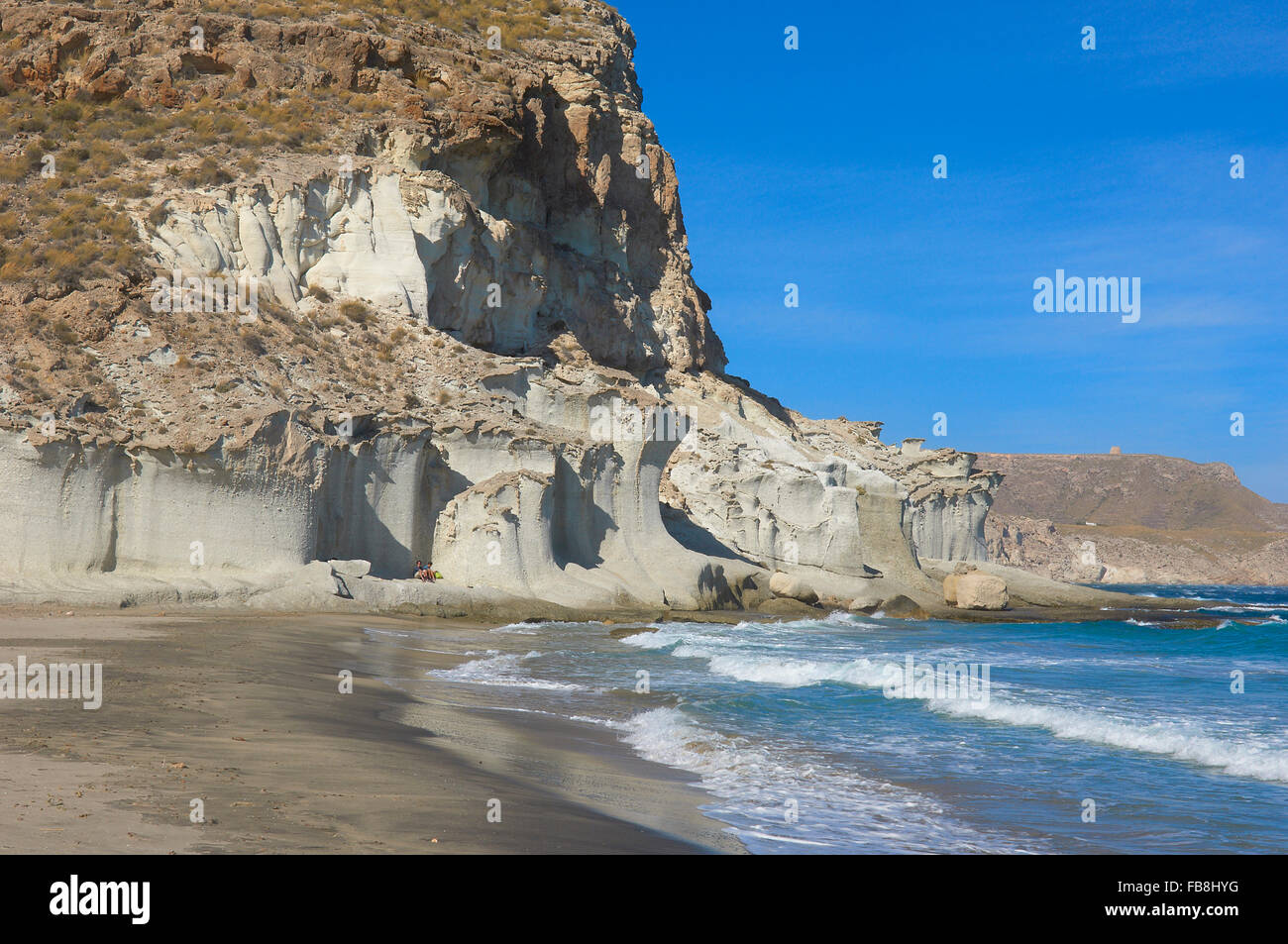 Cabo de Gata, Cala de Enmedio, Beach, Biosphere Reserve, Cabo de Gata ...