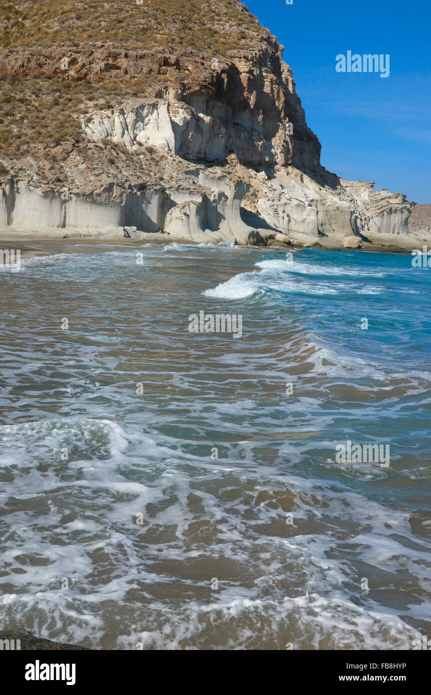 Cabo de Gata, Cala de Enmedio, Beach, Biosphere Reserve, Cabo de Gata ...