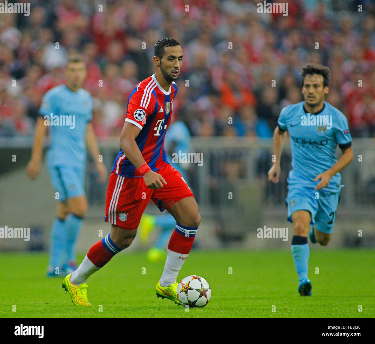 MUNICH, GERMANY - SEPTEMBER 17 2014: The UEFA Champions League match ...