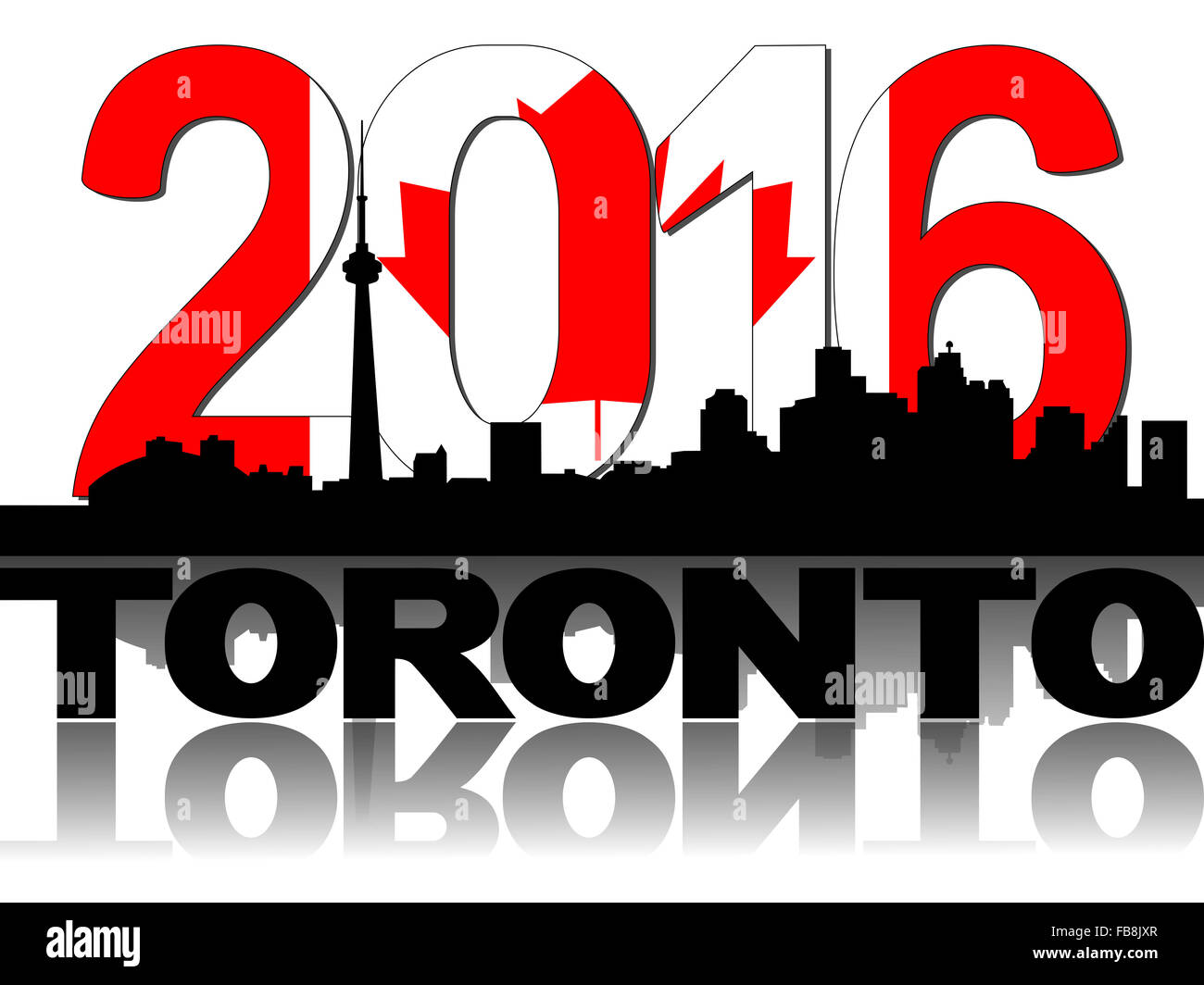 Toronto skyline 2016 hi-res stock photography and images - Alamy