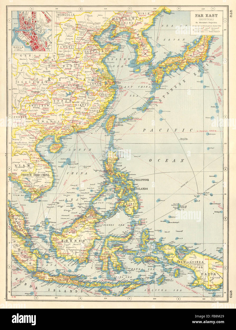 EAST ASIA INDUSTRIES: China Korea East Indies Philippines. Manila plan ...