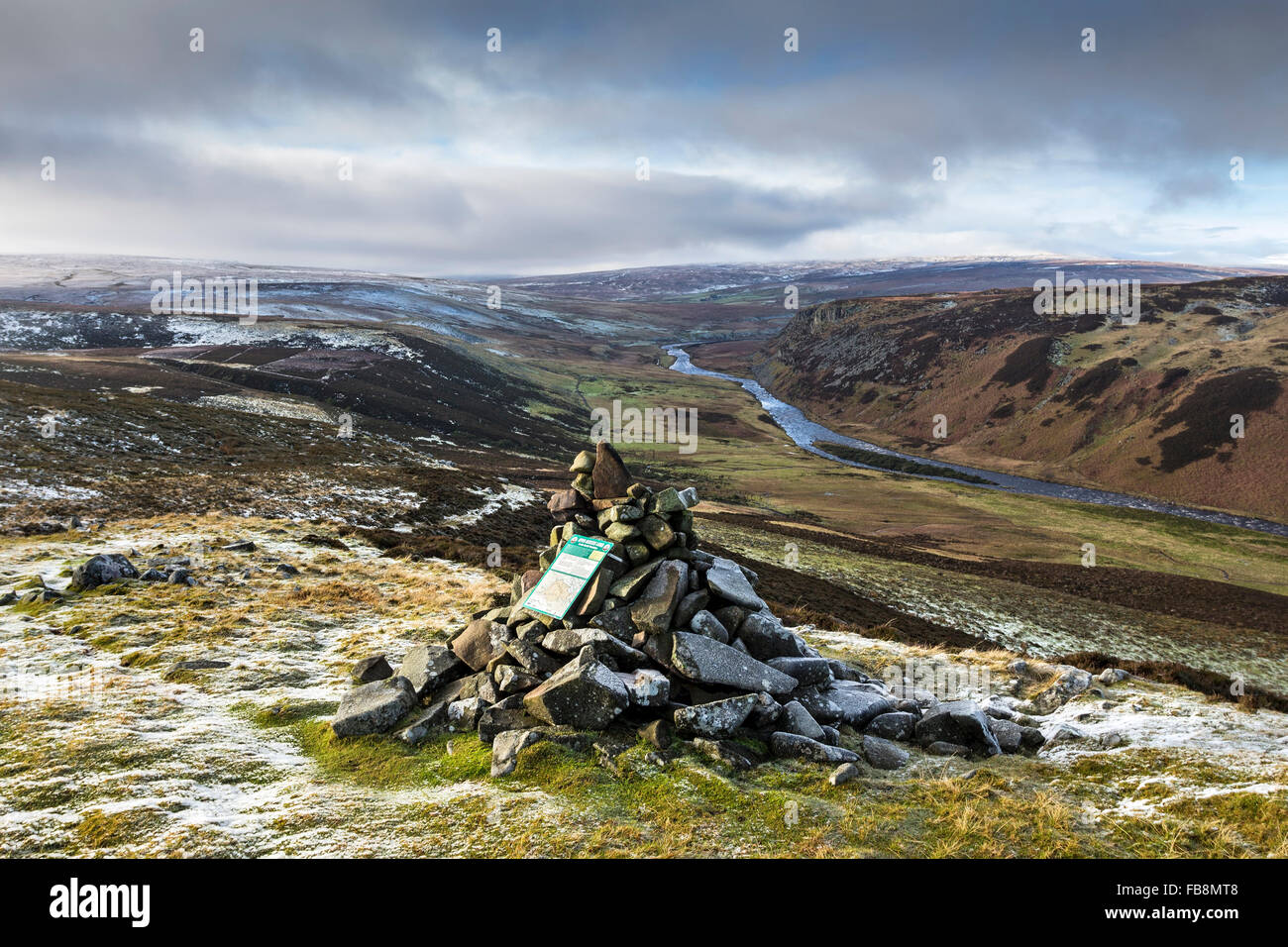 The River Tees and Falcon Clints from Man Gate on Cronkley Fell Upper ...