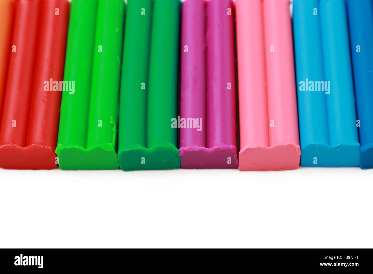 Soft colored wax clay Stock Photo - Alamy