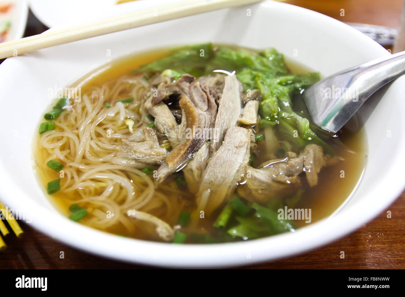 Chinese duck and noodle soup hi-res stock photography and images - Alamy