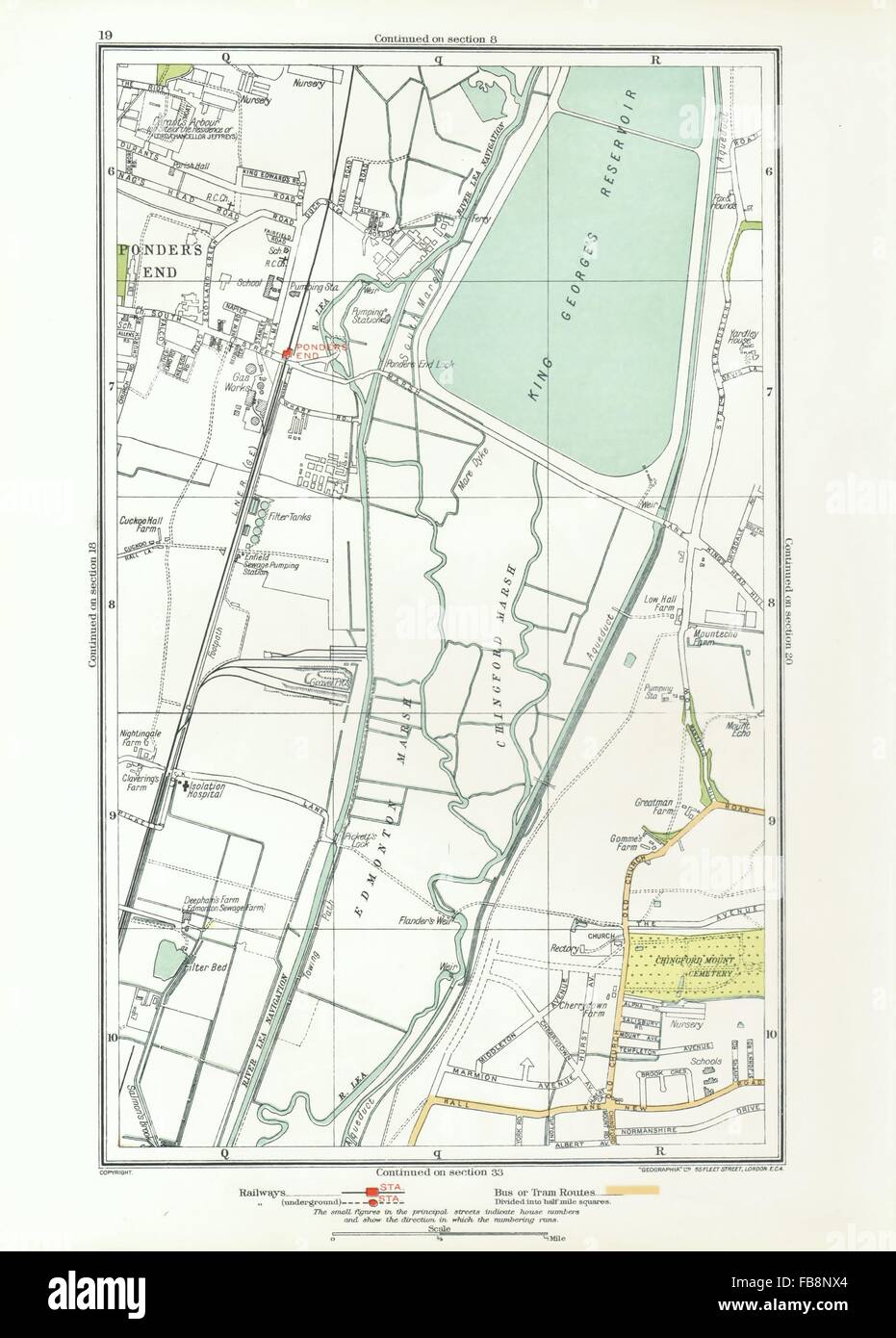 Chingford london map hi-res stock photography and images - Alamy