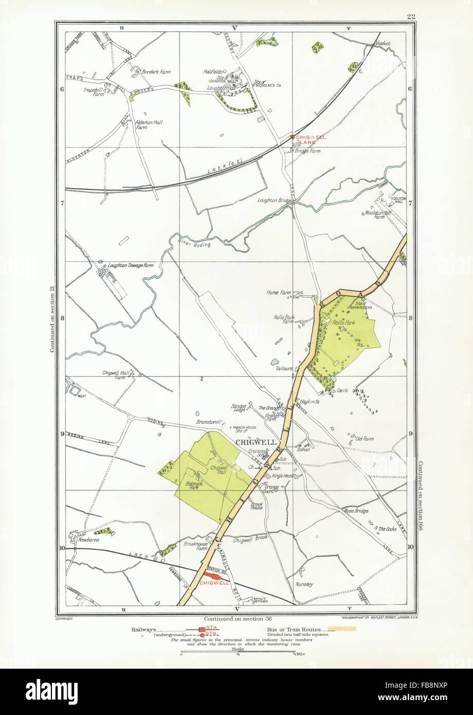 Essex river map hi-res stock photography and images - Alamy