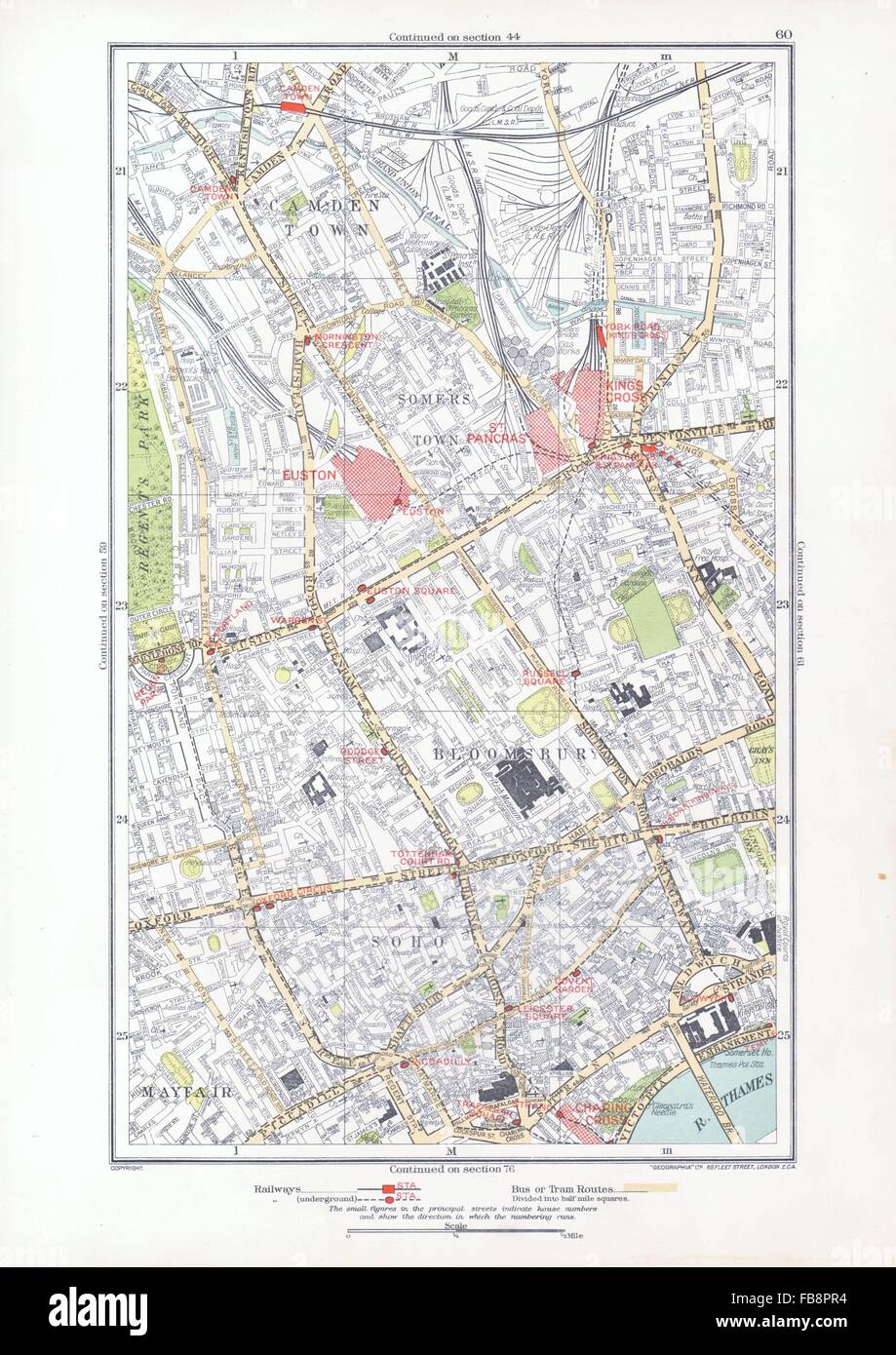 Mayfair london street map hi-res stock photography and images - Alamy