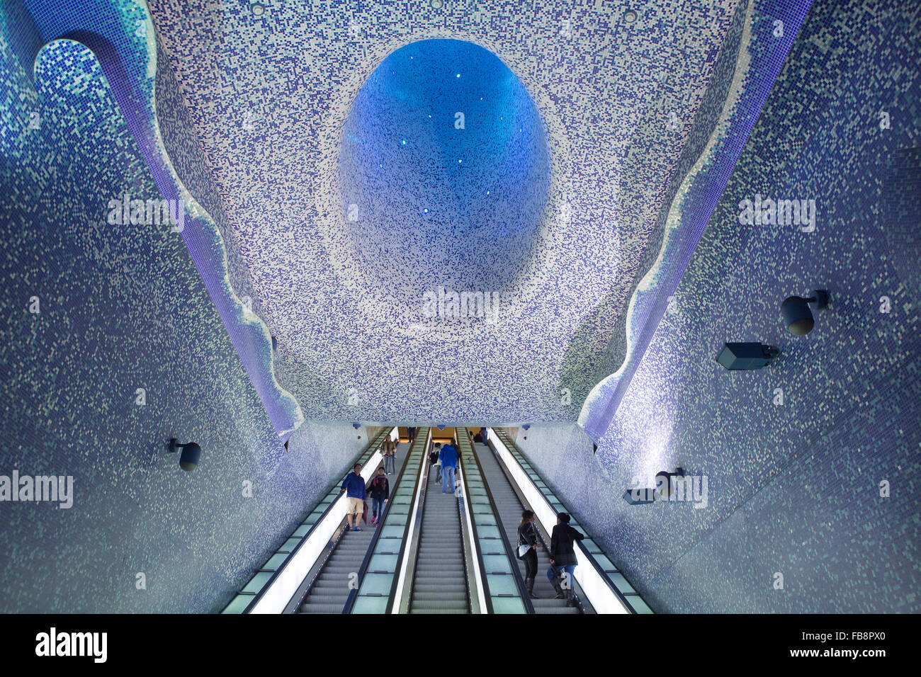 Toledo metro station naples hi-res stock photography and images - Alamy