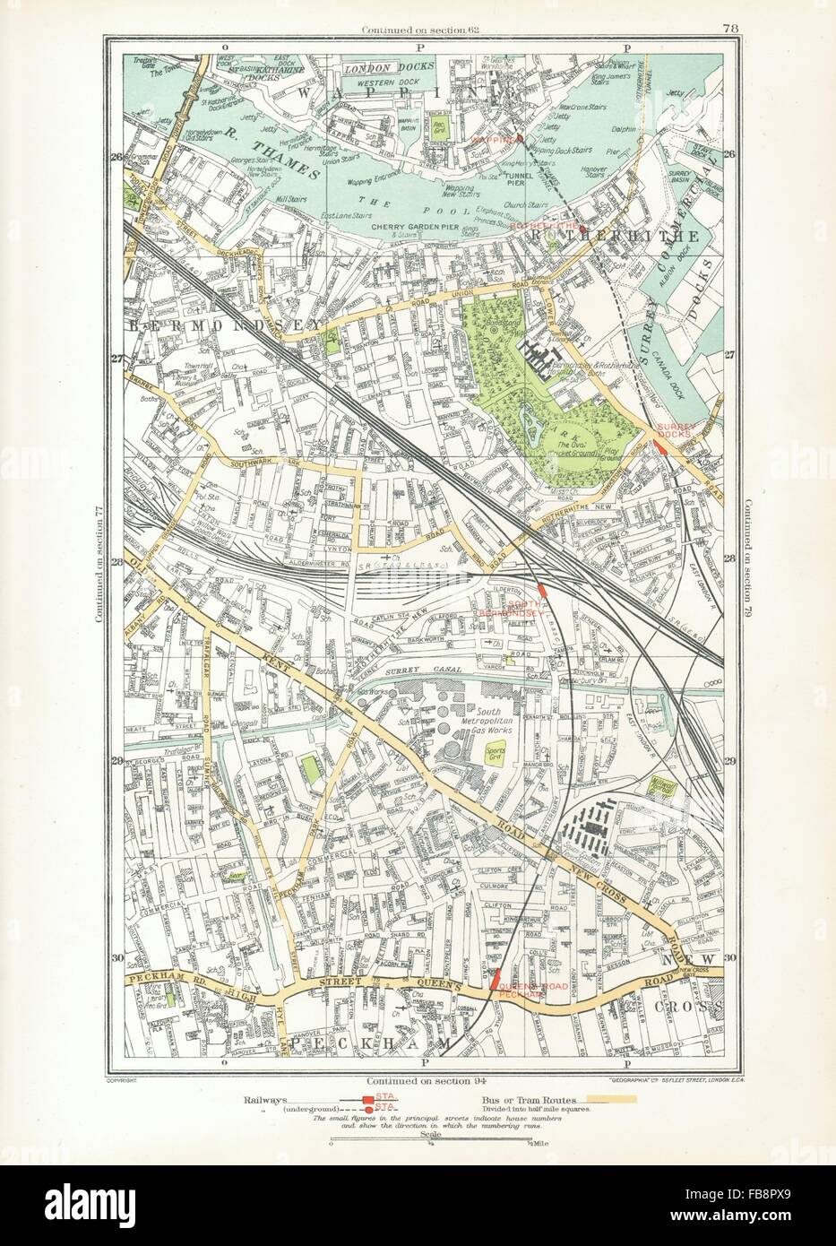 Rotherhithe docks map hi-res stock photography and images - Alamy