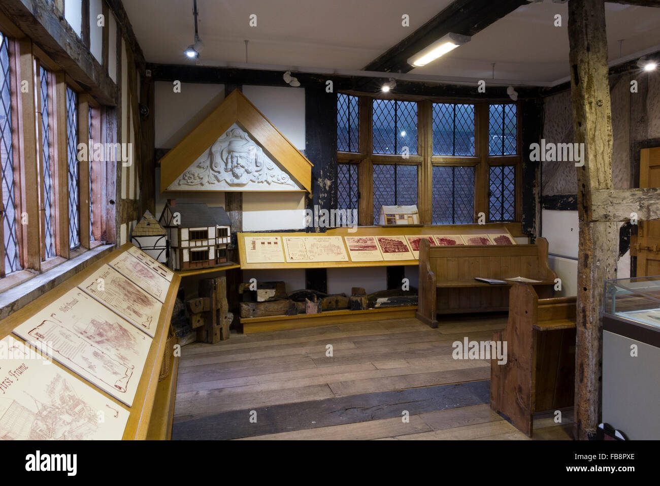 Castle room in The Ancient High House, Stafford. England. UK Stock ...